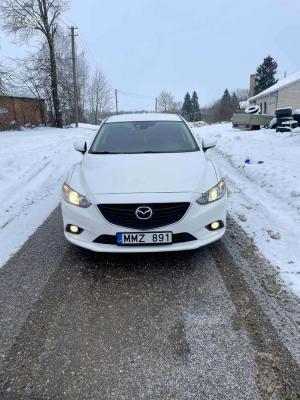 Balts Mazda 6 2013 Molėtai, ar dzinēja tilpumu 2.00 L un nobraukumu 276 tūkst. km par 6200 €, foto  vietnē AUTOMOTO.COM.LV