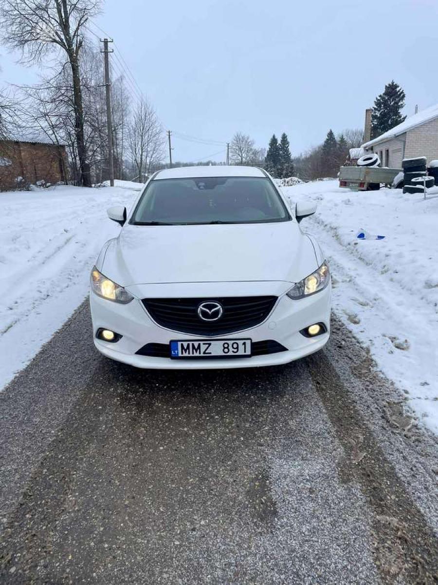 Balts Mazda 6 2013 Molėtai, ar dzinēja tilpumu 2.00 L un nobraukumu 276 tūkst. km par 6200 €, foto 1 vietnē AUTOMOTO.COM.LV