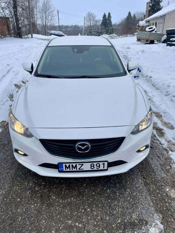 White Mazda 6 2013 in Moletai, with an engine capacity of 2.00 L and mileage of 276 thousand km for 6200 €, photo 10 on AUTOMOTO.COM.LV