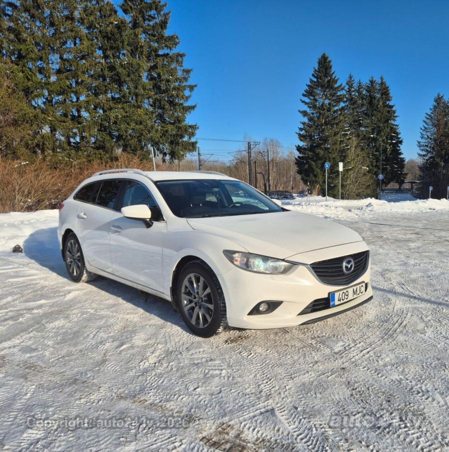 White Mazda 6 2013 in Tallinn, with an engine capacity of 2.00 L and mileage of 276 thousand km for 8300 €, photo 2 on AUTOMOTO.COM.LV
