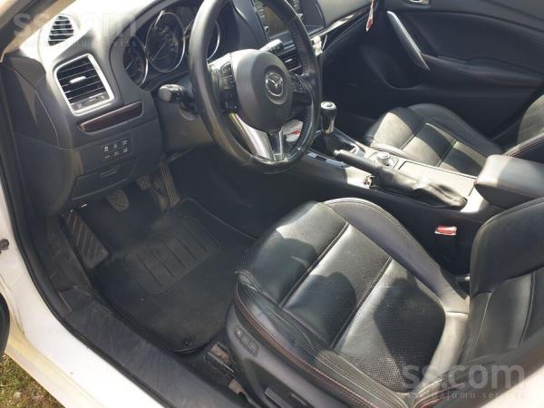 Balts Mazda 6 2013 Rīga, ar dzinēja tilpumu 2.20 L un nobraukumu 307 tūkst. km par 3900 €, foto 6 vietnē AUTOMOTO.COM.LV