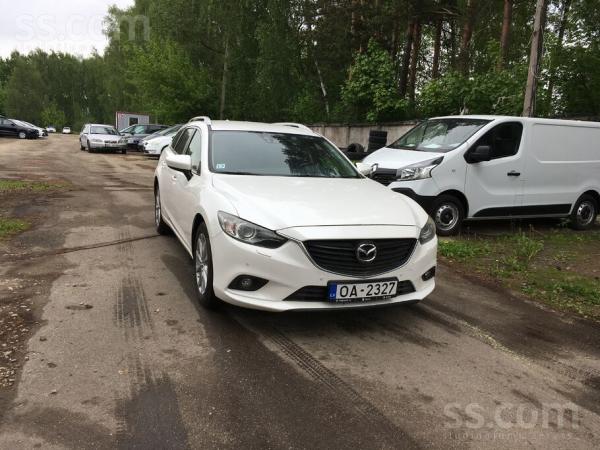 Balts Mazda 6 2013 Rīga, ar dzinēja tilpumu 2.20 L un nobraukumu 0 tūkst. km par 6700 €, foto 1 vietnē AUTOMOTO.COM.LV