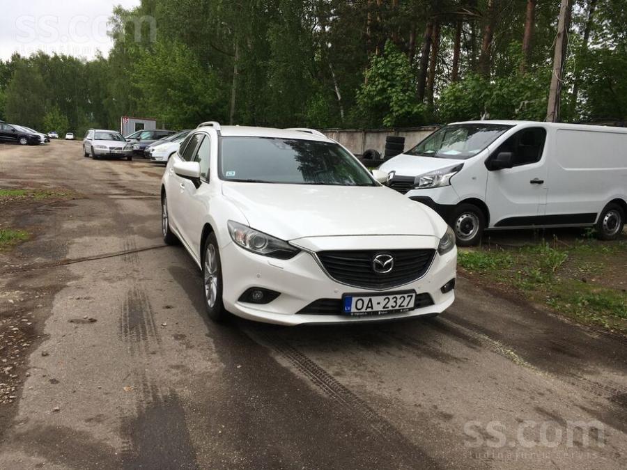 White Mazda 6 2013 in Riga, with an engine capacity of 2.20 L and mileage of 0 thousand km for 6700 €, photo 1 on AUTOMOTO.COM.LV