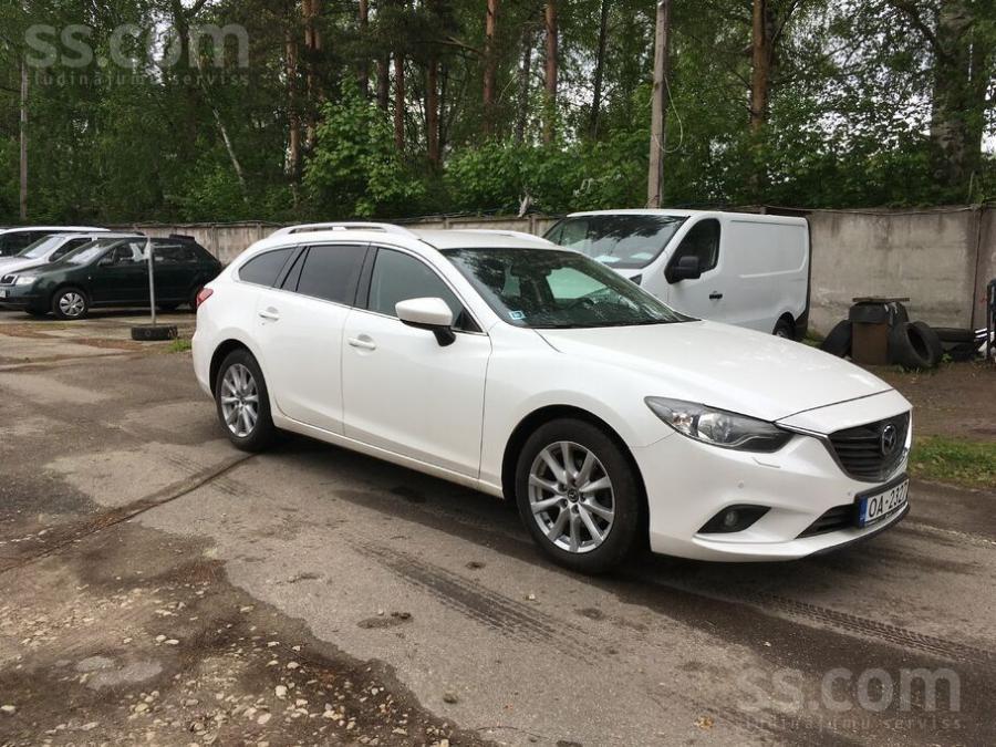 White Mazda 6 2013 in Riga, with an engine capacity of 2.20 L and mileage of 0 thousand km for 6700 €, photo 3 on AUTOMOTO.COM.LV