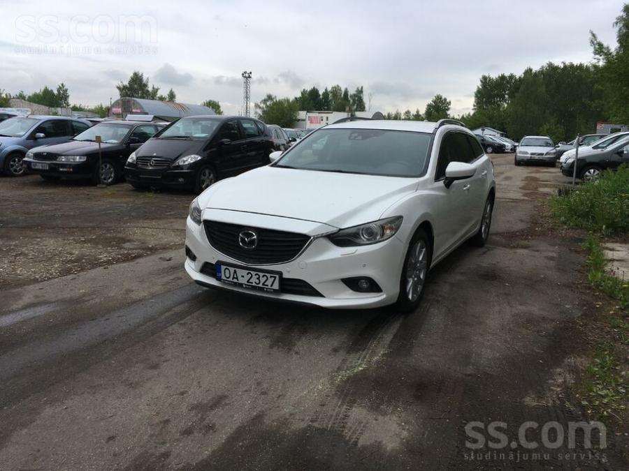 White Mazda 6 2013 in Riga, with an engine capacity of 2.20 L and mileage of 0 thousand km for 6700 €, photo 7 on AUTOMOTO.COM.LV
