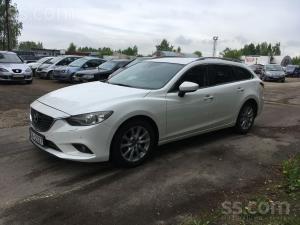 White Mazda 6 2013 in Riga, with an engine capacity of 2.20 L and mileage of 0 thousand km for 6700 €, photo 8 on AUTOMOTO.COM.LV