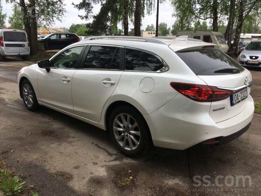 White Mazda 6 2013 in Riga, with an engine capacity of 2.20 L and mileage of 0 thousand km for 6700 €, photo 9 on AUTOMOTO.COM.LV