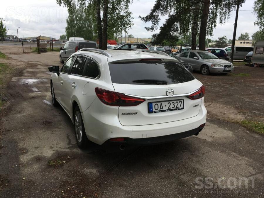 White Mazda 6 2013 in Riga, with an engine capacity of 2.20 L and mileage of 0 thousand km for 6700 €, photo 10 on AUTOMOTO.COM.LV