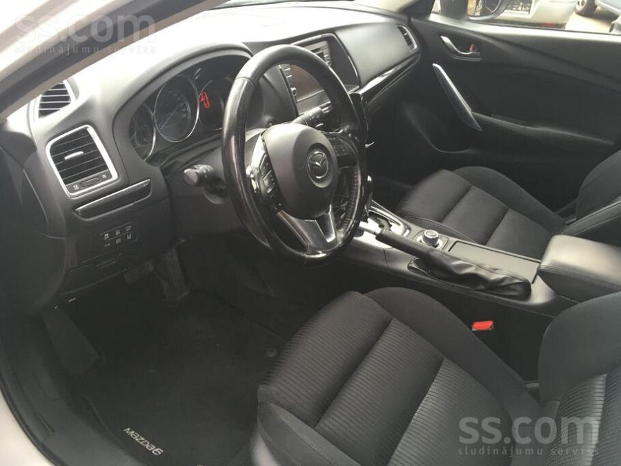 White Mazda 6 2013 in Riga, with an engine capacity of 2.20 L and mileage of 0 thousand km for 6700 €, photo 11 on AUTOMOTO.COM.LV