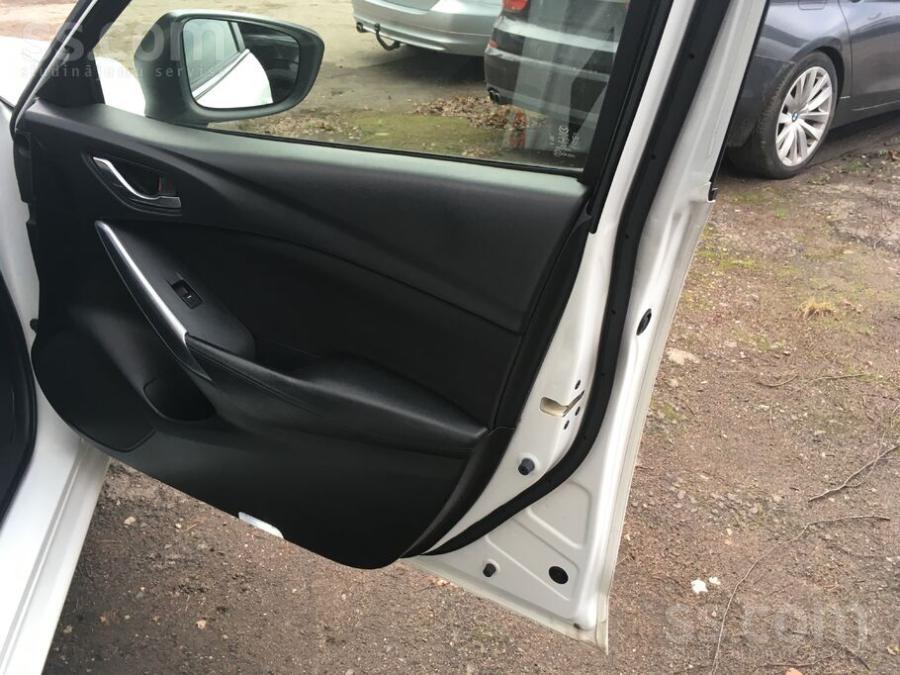 White Mazda 6 2013 in Riga, with an engine capacity of 2.20 L and mileage of 0 thousand km for 6700 €, photo 20 on AUTOMOTO.COM.LV