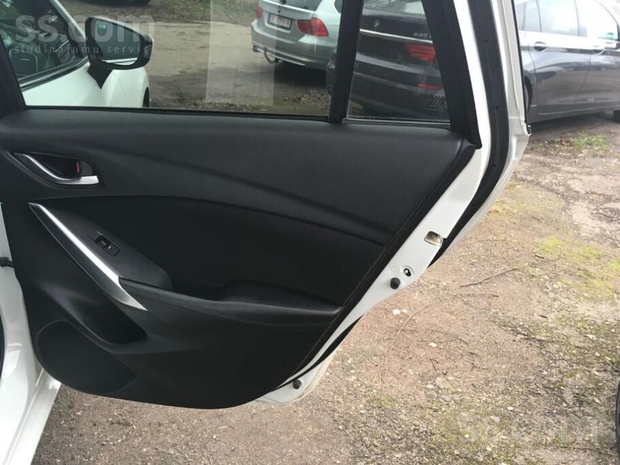 White Mazda 6 2013 in Riga, with an engine capacity of 2.20 L and mileage of 0 thousand km for 6700 €, photo 22 on AUTOMOTO.COM.LV