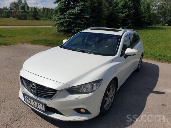 Белый Мазда 6 2013 в Рига, объемом двигателя 2.20 л и пробегом 307 тыс. км за 3650 €, фото 2 на AUTOMOTO.COM.LV