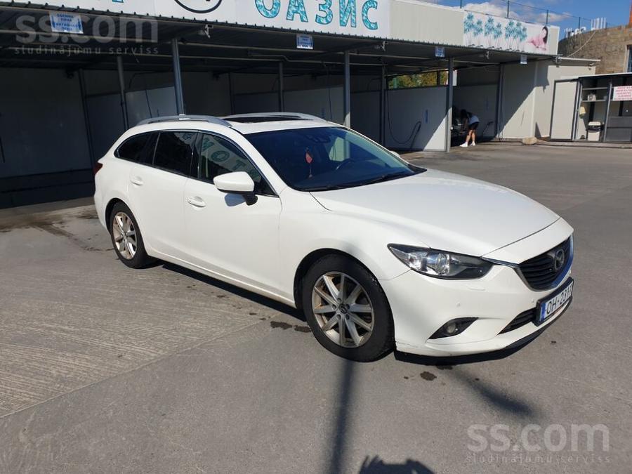 Balts Mazda 6 2013 Rīga, ar dzinēja tilpumu 2.20 L un nobraukumu 308 tūkst. km par 3600 €, foto 3 vietnē AUTOMOTO.COM.LV