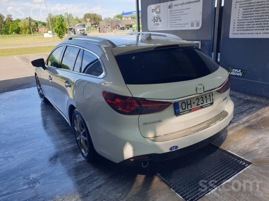 Balts Mazda 6 2013 Rīga, ar dzinēja tilpumu 2.20 L un nobraukumu 308 tūkst. km par 3600 €, foto 7 vietnē AUTOMOTO.COM.LV