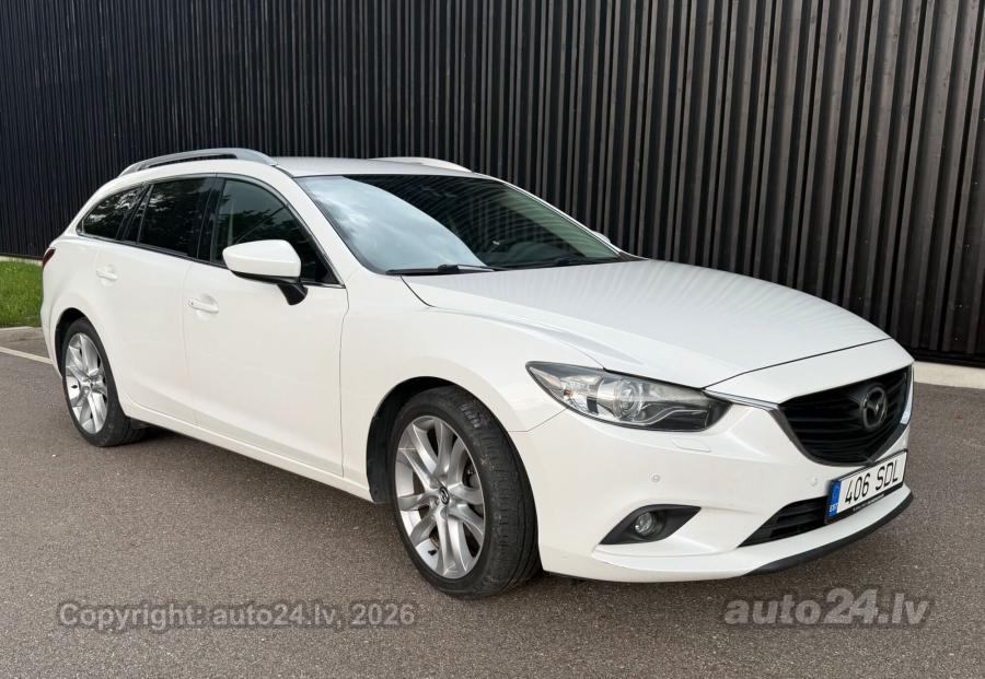 White Mazda 6 2013 in Tartu, with an engine capacity of 2.20 L and mileage of 205 thousand km for 6900 €, photo 1 on AUTOMOTO.COM.LV