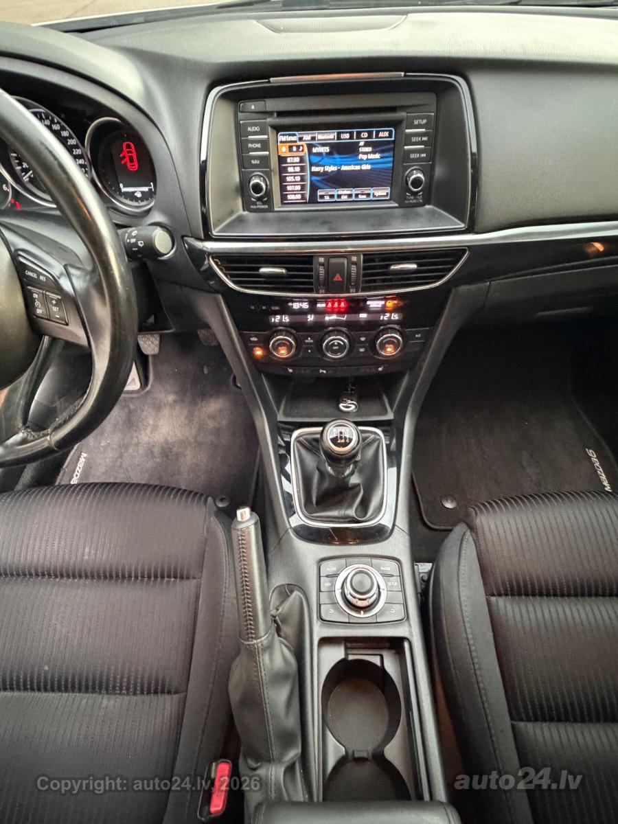 White Mazda 6 2013 in Tartu, with an engine capacity of 2.20 L and mileage of 205 thousand km for 6900 €, photo 9 on AUTOMOTO.COM.LV