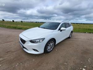Balts Mazda 6 2013 Klaipėda, ar dzinēja tilpumu 2.19 L un nobraukumu 288 tūkst. km par 4200 €, foto  vietnē AUTOMOTO.COM.LV