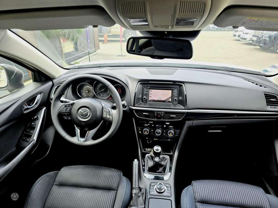 Balts Mazda 6 2013 Tauragė, ar dzinēja tilpumu 2.18 L un nobraukumu 255 tūkst. km par 5100 €, foto 14 vietnē AUTOMOTO.COM.LV