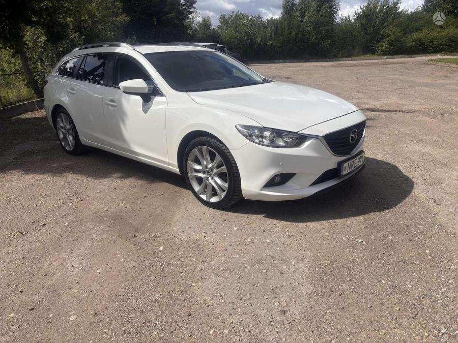 Balts Mazda 6 2013 Šauļi, ar dzinēja tilpumu 2.20 L un nobraukumu 203 tūkst. km par 5200 €, foto 4 vietnē AUTOMOTO.COM.LV