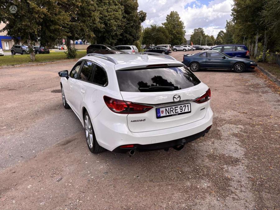 Balts Mazda 6 2013 Šauļi, ar dzinēja tilpumu 2.20 L un nobraukumu 203 tūkst. km par 5200 €, foto 7 vietnē AUTOMOTO.COM.LV