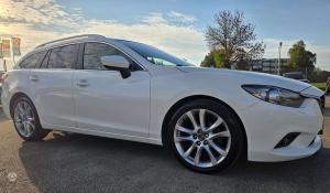 White Mazda 6 2013 in Marijampole, with an engine capacity of 2.18 L and mileage of 283 thousand km for 5200 €, photo 6 on AUTOMOTO.COM.LV