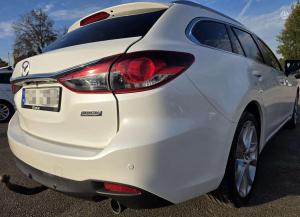 White Mazda 6 2013 in Marijampole, with an engine capacity of 2.18 L and mileage of 283 thousand km for 5200 €, photo 7 on AUTOMOTO.COM.LV