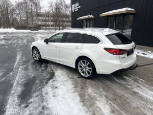 Balts Mazda 6 2014 Šauļi, ar dzinēja tilpumu 2.20 L un nobraukumu 202 tūkst. km par 5600 €, foto 6 vietnē AUTOMOTO.COM.LV