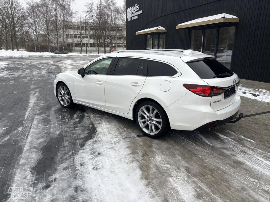 Balts Mazda 6 2014 Šauļi, ar dzinēja tilpumu 2.20 L un nobraukumu 202 tūkst. km par 5600 €, foto 6 vietnē AUTOMOTO.COM.LV