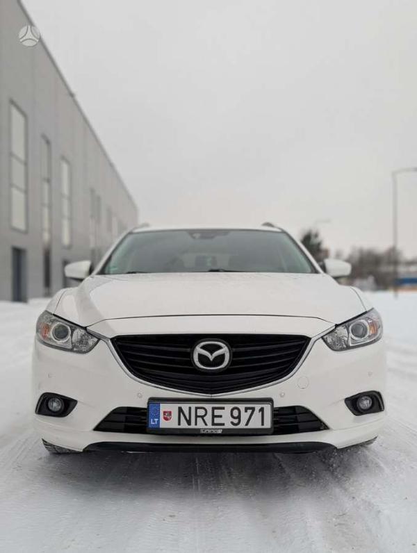 Balts Mazda 6 2014 Šauļi, ar dzinēja tilpumu 2.18 L un nobraukumu 202 tūkst. km par 5500 €, foto 3 vietnē AUTOMOTO.COM.LV