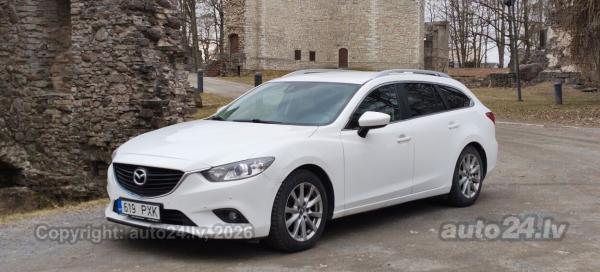 White Mazda 6 2014 in Tallinn, with an engine capacity of 2.20 L and mileage of 185 thousand km for 6499 €, photo 1 on AUTOMOTO.COM.LV