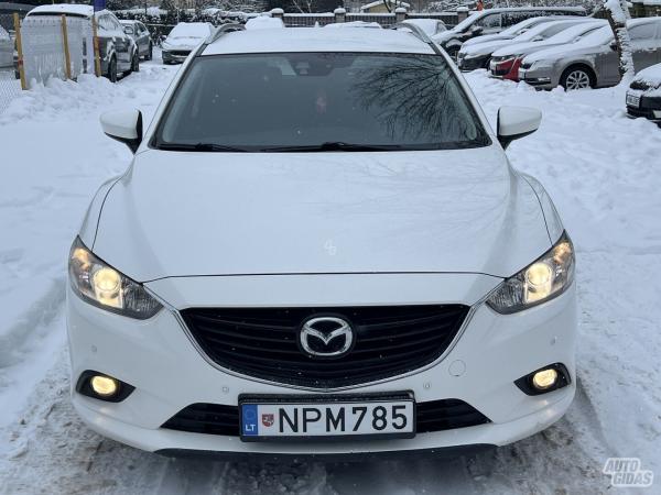 White Mazda 6 2015 in Vilnius, with an engine capacity of 2.20 L and mileage of 267 thousand km for 7000 €, photo 6 on AUTOMOTO.COM.LV