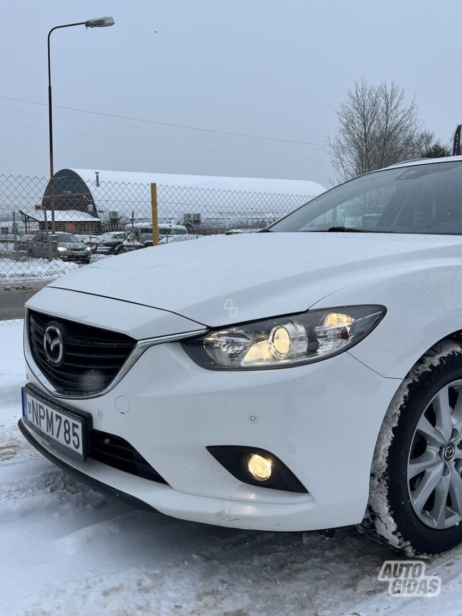 White Mazda 6 2015 in Vilnius, with an engine capacity of 2.20 L and mileage of 267 thousand km for 7000 €, photo 7 on AUTOMOTO.COM.LV