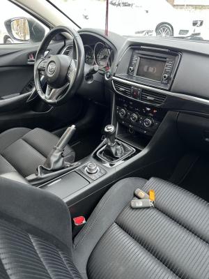 White Mazda 6 2015 in Vilnius, with an engine capacity of 2.20 L and mileage of 267 thousand km for 7000 €, photo 17 on AUTOMOTO.COM.LV
