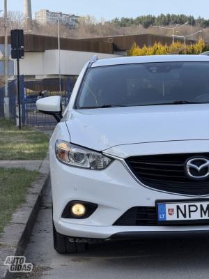 White Mazda 6 2015 in Vilnius, with an engine capacity of 2.20 L and mileage of 267 thousand km for 6000 €, photo 10 on AUTOMOTO.COM.LV