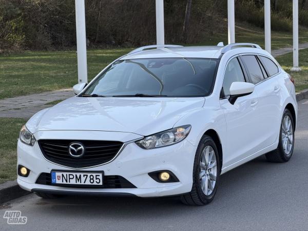 White Mazda 6 2015 in Vilnius, with an engine capacity of 2.20 L and mileage of 267 thousand km for 5900 €, photo 1 on AUTOMOTO.COM.LV