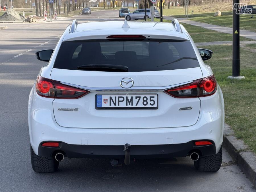 Balts Mazda 6 2015 Viļņa, ar dzinēja tilpumu 2.20 L un nobraukumu 267 tūkst. km par 5900 €, foto 5 vietnē AUTOMOTO.COM.LV