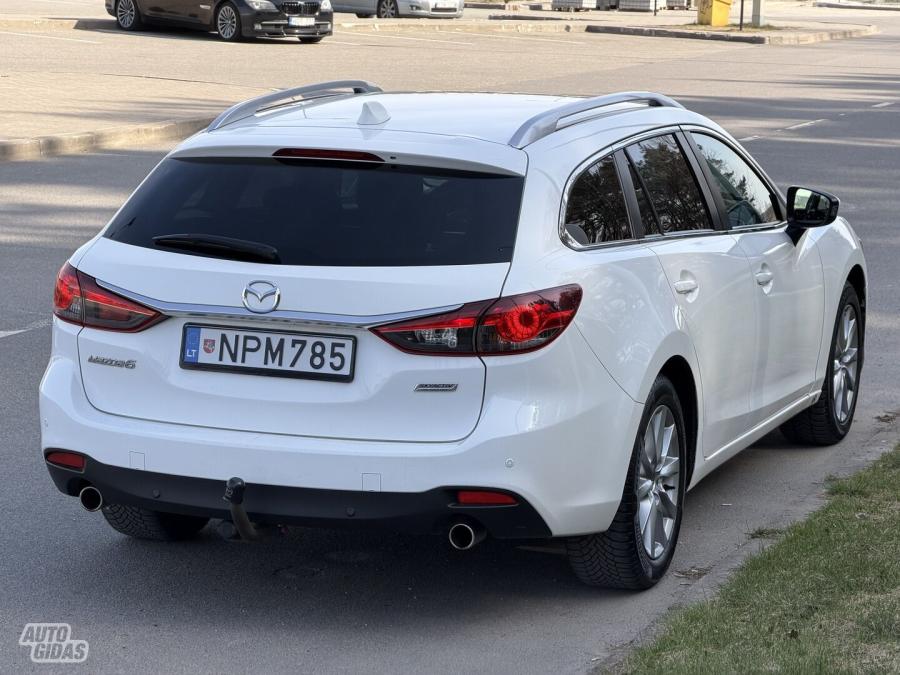 Balts Mazda 6 2015 Viļņa, ar dzinēja tilpumu 2.20 L un nobraukumu 267 tūkst. km par 5900 €, foto 7 vietnē AUTOMOTO.COM.LV