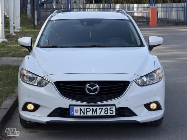 White Mazda 6 2015 in Vilnius, with an engine capacity of 2.20 L and mileage of 267 thousand km for 5900 €, photo 8 on AUTOMOTO.COM.LV