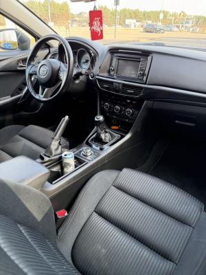 Balts Mazda 6 2015 Viļņa, ar dzinēja tilpumu 2.20 L un nobraukumu 267 tūkst. km par 5900 €, foto 11 vietnē AUTOMOTO.COM.LV