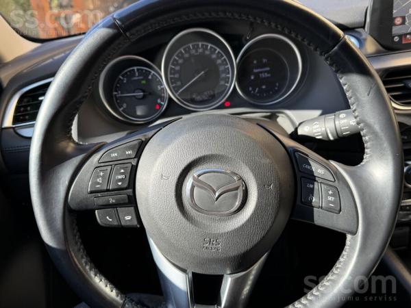 White Mazda 6 2015 in Jelgava, with an engine capacity of 2.20 L and mileage of 199 thousand km for 7150 €, photo 10 on AUTOMOTO.COM.LV