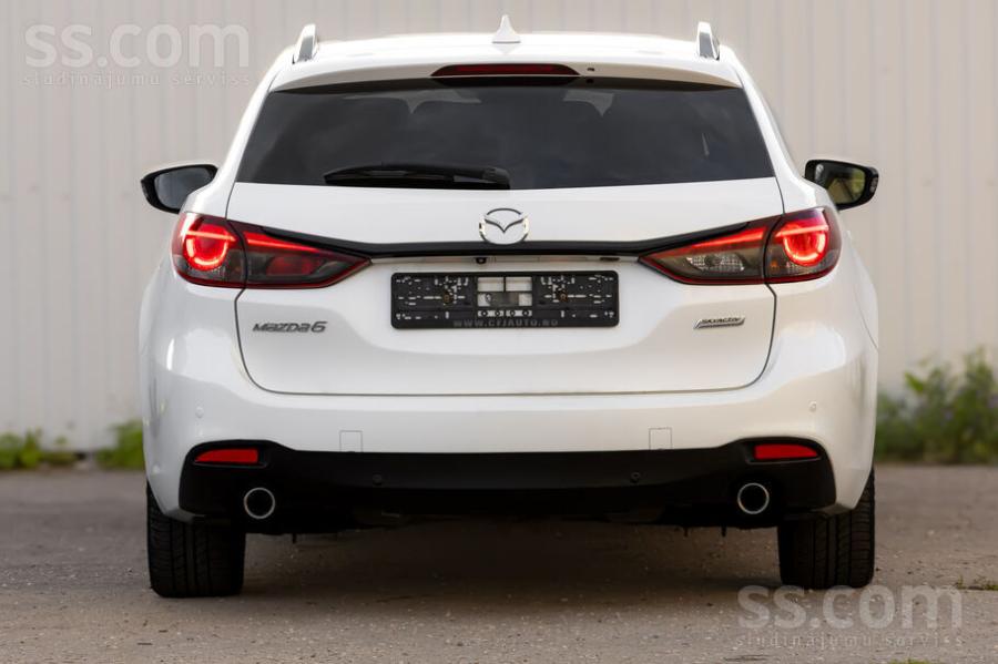 Balts Mazda 6 2015 Jelgava, ar dzinēja tilpumu 2.20 L un nobraukumu 188 tūkst. km par 6500 €, foto 7 vietnē AUTOMOTO.COM.LV