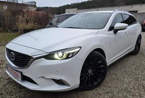 Balts Mazda 6 2016 Kauņa, ar dzinēja tilpumu 2.19 L un nobraukumu 304 tūkst. km par 6990 €, foto  vietnē AUTOMOTO.COM.LV