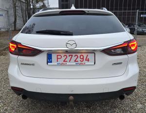 White Mazda 6 2016 in Kaunas, with an engine capacity of 2.19 L and mileage of 304 thousand km for 6990 €, photo 6 on AUTOMOTO.COM.LV