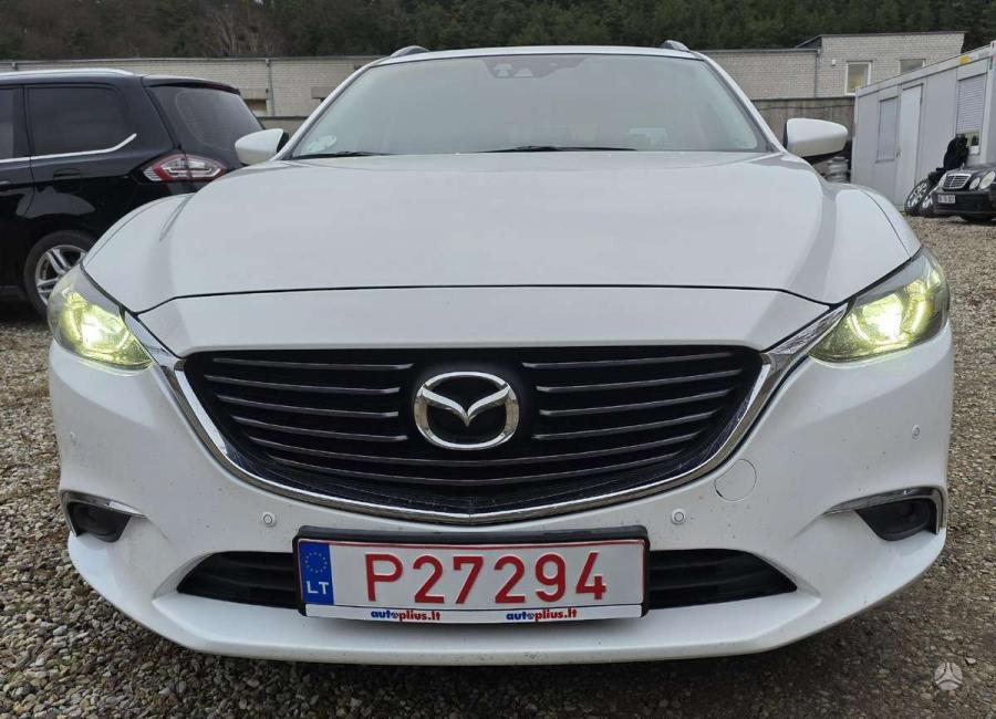 Balts Mazda 6 2016 Kauņa, ar dzinēja tilpumu 2.19 L un nobraukumu 304 tūkst. km par 6990 €, foto 2 vietnē AUTOMOTO.COM.LV