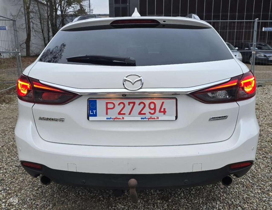 Balts Mazda 6 2016 Kauņa, ar dzinēja tilpumu 2.19 L un nobraukumu 304 tūkst. km par 6990 €, foto 6 vietnē AUTOMOTO.COM.LV