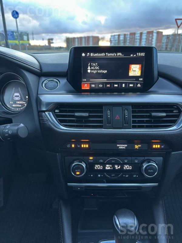 Balts Mazda 6 2016 Jelgava, ar dzinēja tilpumu 2.20 L un nobraukumu 205 tūkst. km par 8000 €, foto 8 vietnē AUTOMOTO.COM.LV