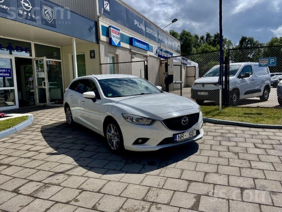 Balts Mazda 6 2016 Liepāja, ar dzinēja tilpumu 2.20 L un nobraukumu 220 tūkst. km par 6990 €, foto 3 vietnē AUTOMOTO.COM.LV