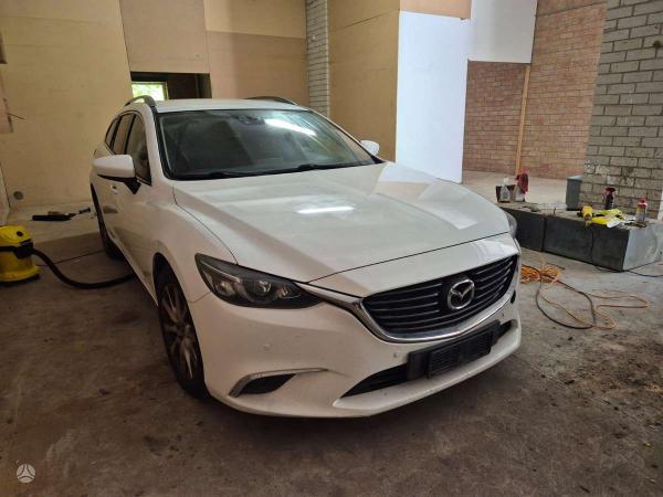 Balts Mazda 6 2016 Panevēža, ar dzinēja tilpumu 2.18 L un nobraukumu 260 tūkst. km par 3700 €, foto 1 vietnē AUTOMOTO.COM.LV