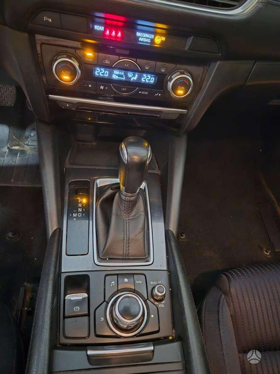 White Mazda 6 2016 in Panevezys, with an engine capacity of 2.18 L and mileage of 260 thousand km for 3700 €, photo 12 on AUTOMOTO.COM.LV