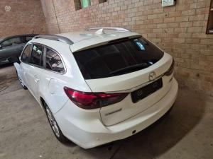 White Mazda 6 2016 in Panevezys, with an engine capacity of 2.18 L and mileage of 260 thousand km for 3700 €, photo 16 on AUTOMOTO.COM.LV